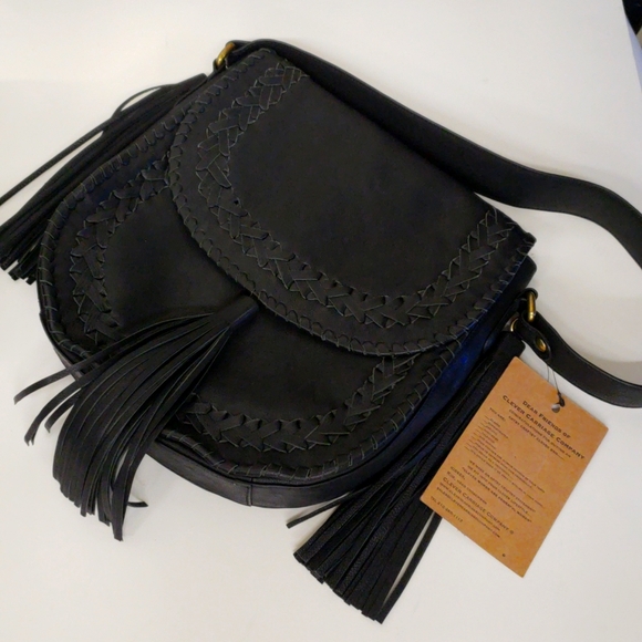 Clever Carriage Company | Bags | Nwt Cleaver Carriage Black Leather ...